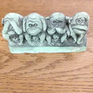 Cal themes USA | Art | 968 See Hear Speak Do No Evil Wise Monkeys ...
